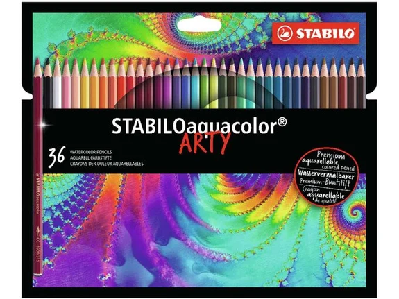 Stabilo Drvene akvarel bojice Acquacolor Arty 1/36