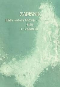 Klub studenata historije Sveučilišta SHS u Zagrebu: Zapisnici