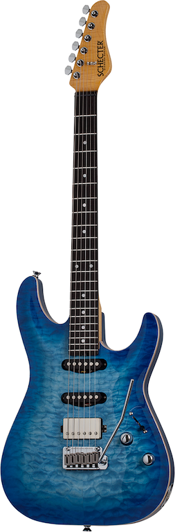 Schecter California Classic Transparent Sky Burst električna gitara