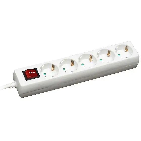 Produžni kabl 5 utičnica 16A 250V 3500W 5m H05VV-F 3G1,5