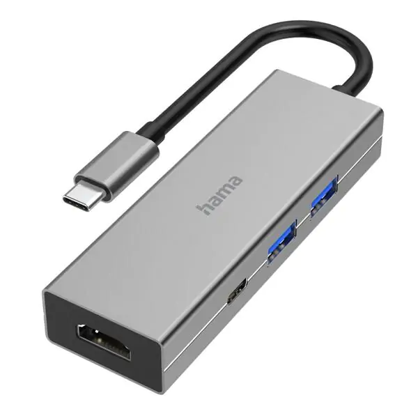 Hama USB-C Multiport Hub: 2 X USB-A, USB-C I HDMI