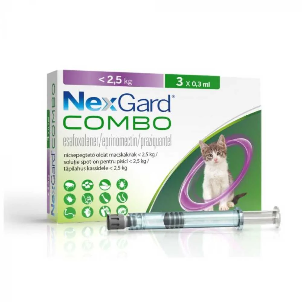 NexGard Combo Cat do 2.5kg