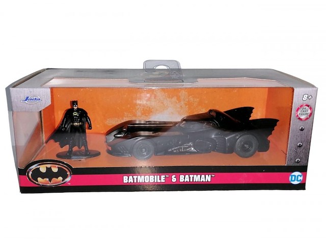 1:32 JADA Batman figura, i Batmobile 1989