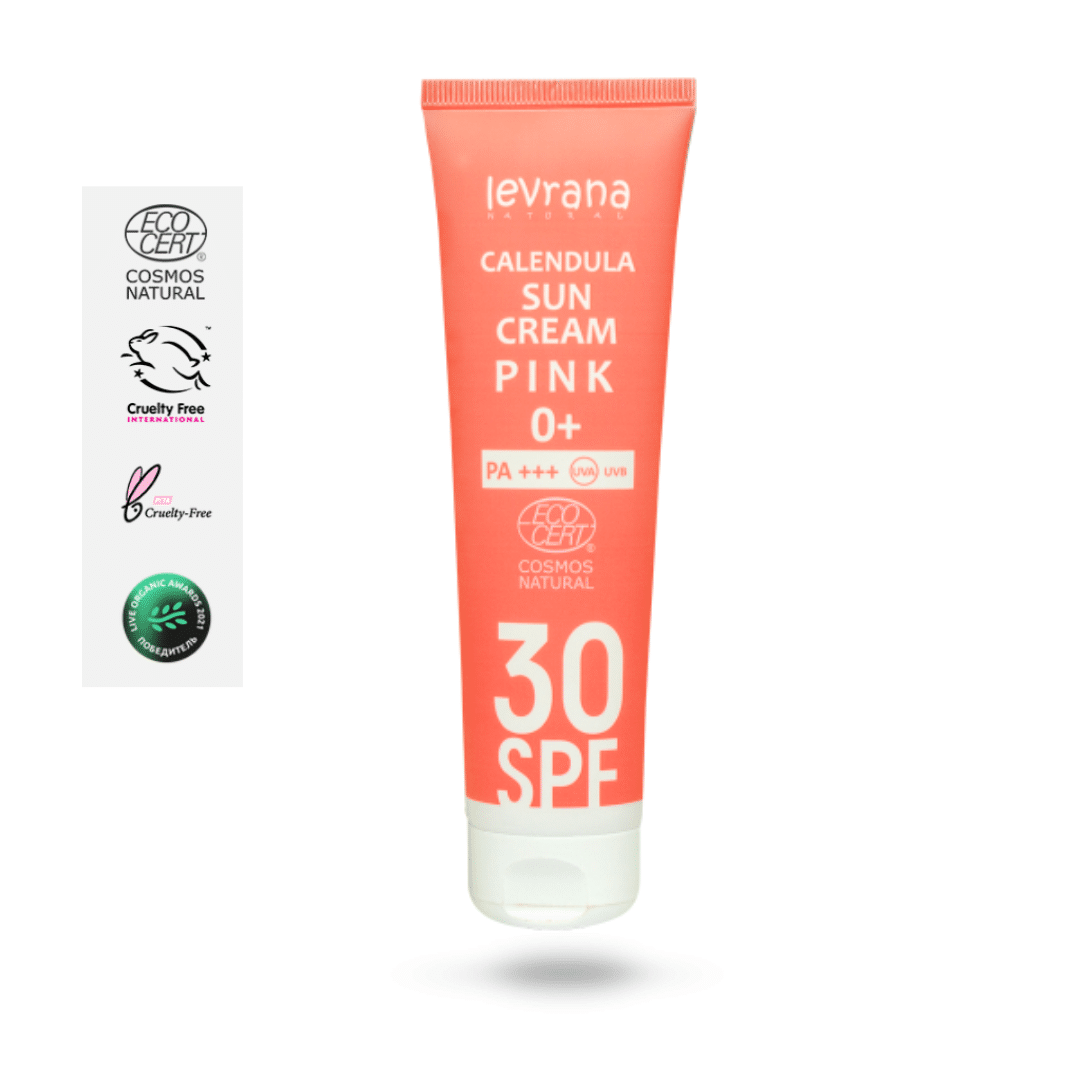 Levrana krema za zaštitu od sunca, za lice i telo “Neven 30SPF PINK 0+” orgainc certified