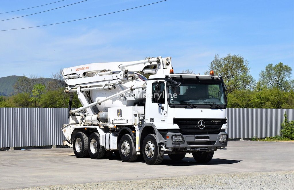 Putzmeister na šasiji Mercedes-Benz ACTROS 3241* Betonpumpe 21m *8x4 * Top Zustand pumpa za beton