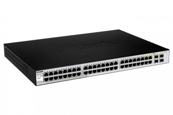 D-Link Switch 48-Port Gigab Smart Managed 4xSFP DGS-1210-48