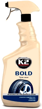 K2 BOLD SJAJ I OSVEŽIVAČ ZA AUTO GUME 700ml