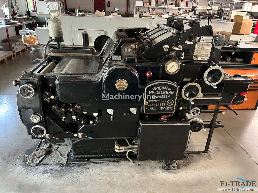 Heidelberg 1 Color Sheet-Fed Offset Press Heidelberg KOR ofset mašina