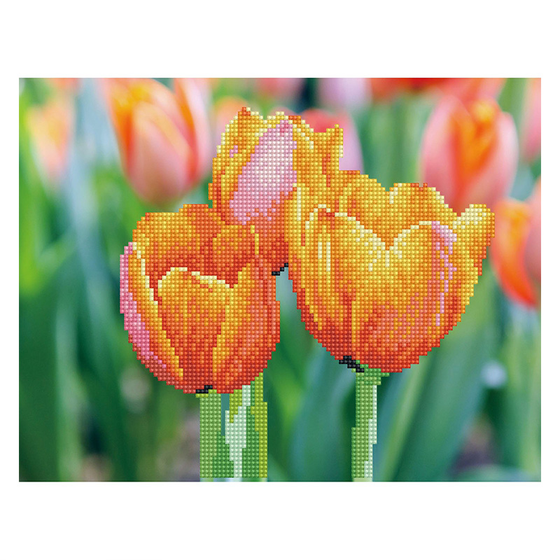 Diamond Dotz Simply Art Kit Love Tulips 35x27cm