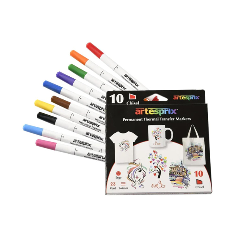 Artesprix Iron-On-Ink Sublimation Markers 10 Pack