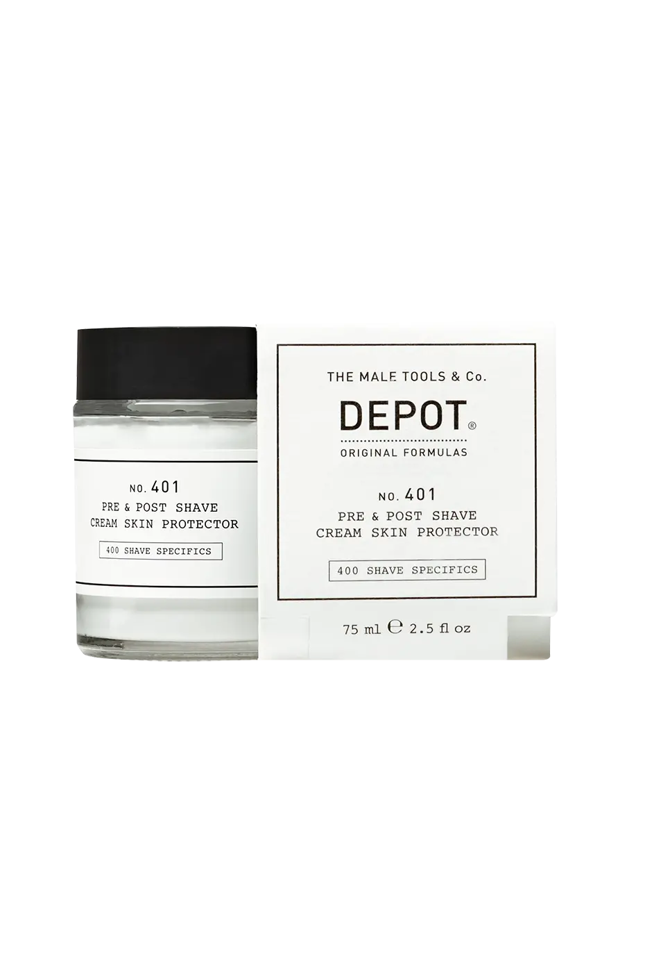 NO.401 DEPOT – Pre&Post Shave Cream Skin Protector 75ml