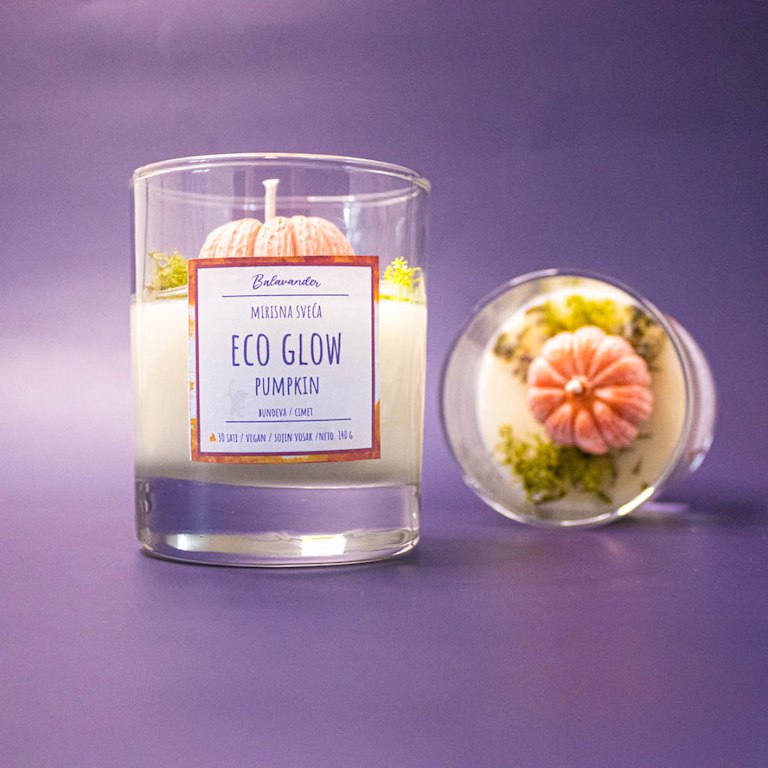 Eco Glow – Pumpkin – mirisna sveća