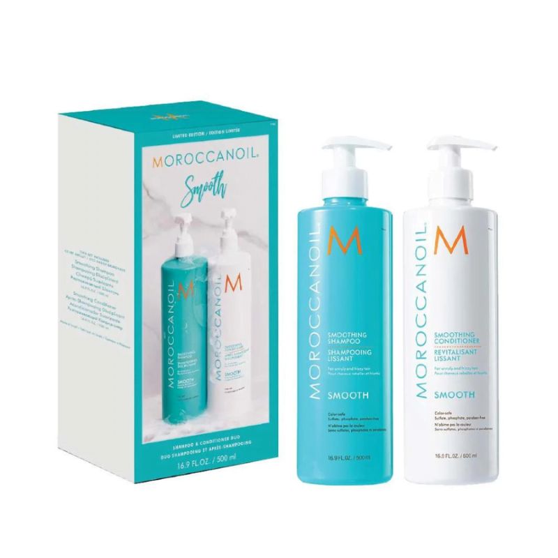 Moroccanoil set smoothing duo šampon 500ml+ regenerator 500ml