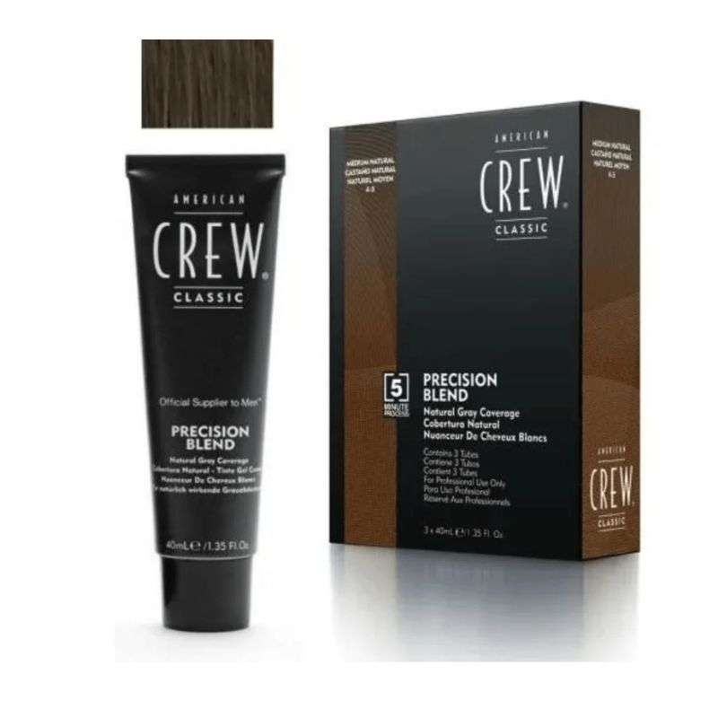 American crew precision blend 3x40ml medium natural