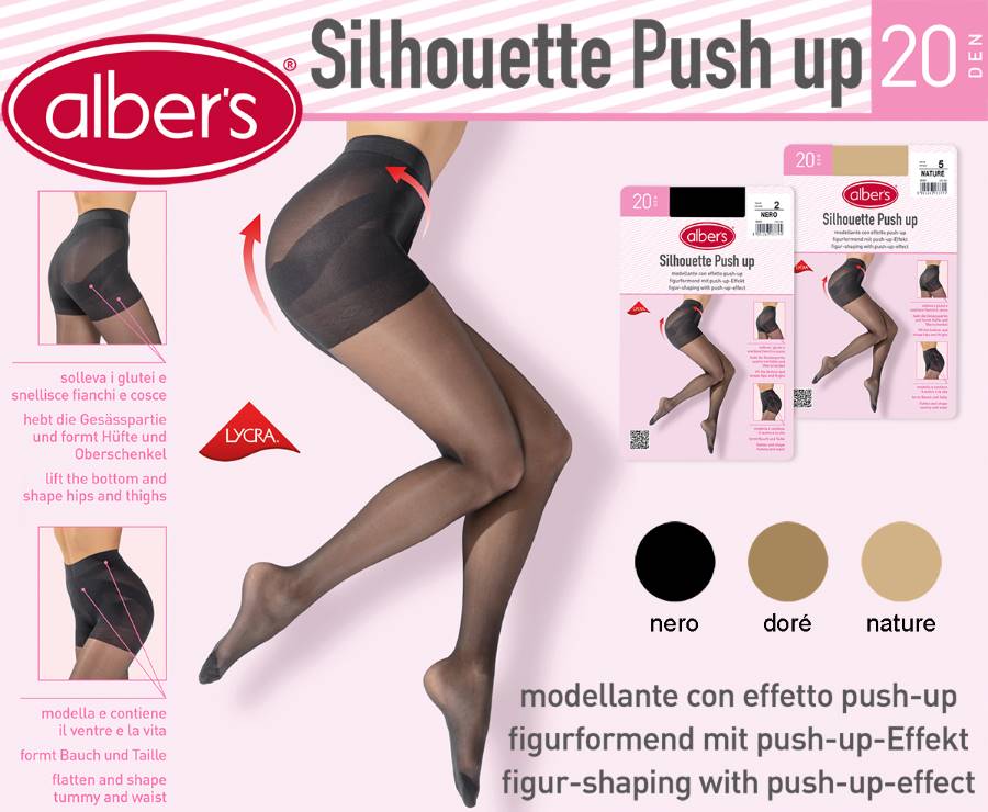 ŽENSKE ČARAPE SILHOUETTE PUSH-UP 20 A0151
