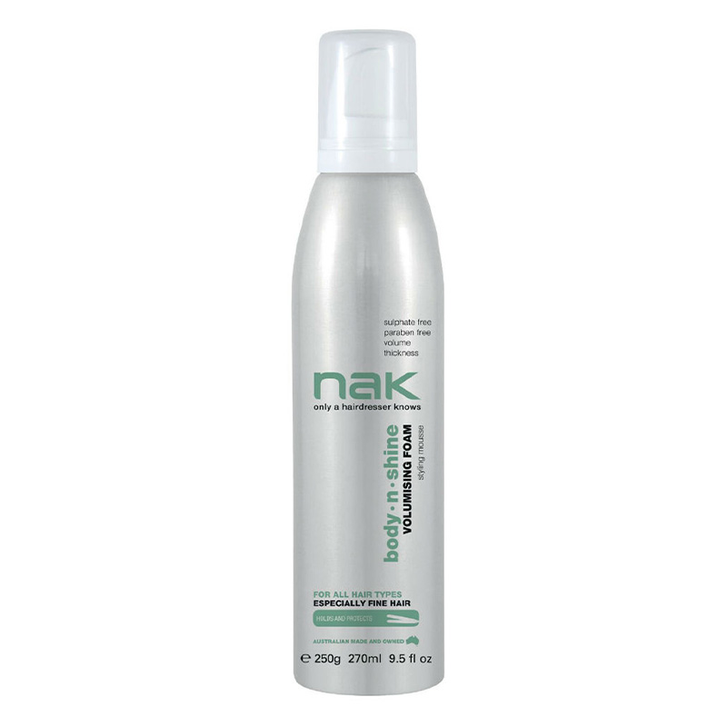 NAK – Body N Shine Volumising Foam – 270ml