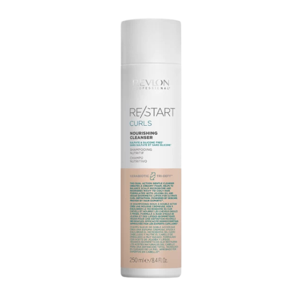 Revlon Restart Curls Nourishing Cleanser Shampooing 250ml