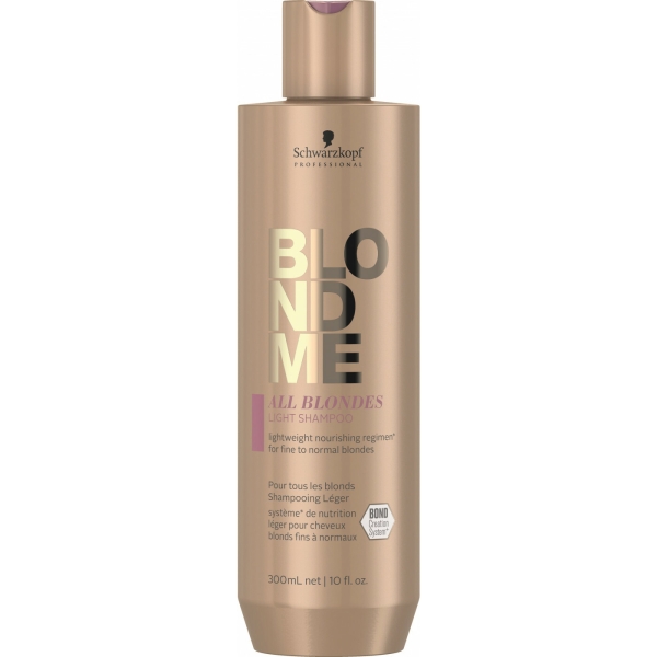 Schwarzkopf Professional BLONDME All Blondes Light Shampoo for fine to normal blondes 300ml