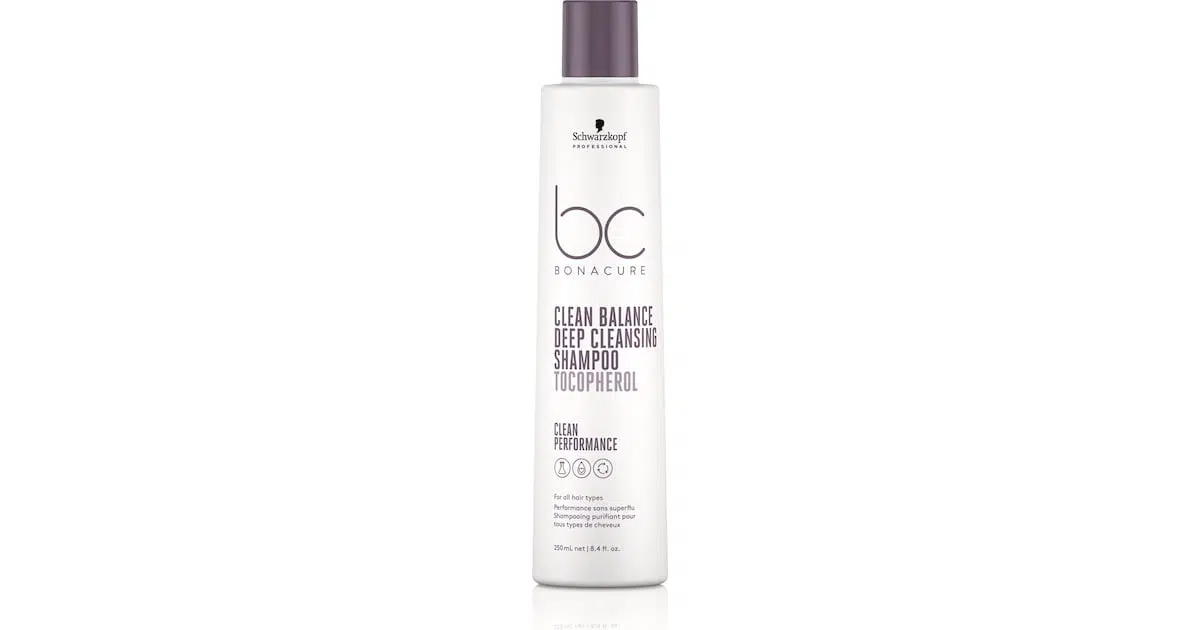 Schwarzkopf – Bonacure Clean Balance Deep Cleansing Tocopherol Shampoo 200ml