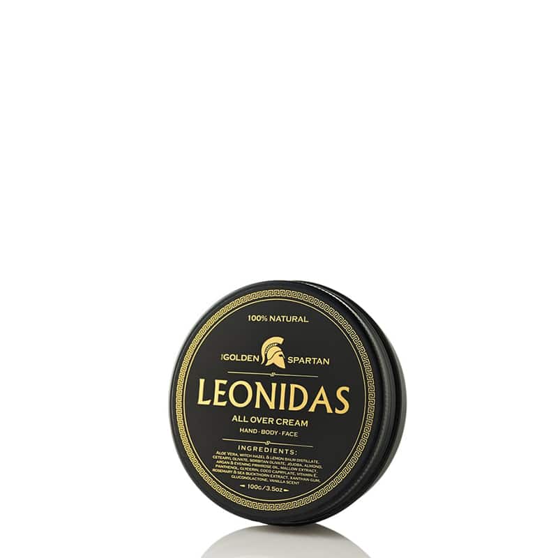 The Golden Spartan – Leonidas All Over Cream – 100ml