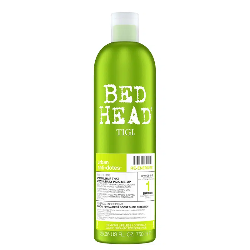 TIGI – Bed Head Re-energize Urban Anti-Dotes Shampoo – 750ml