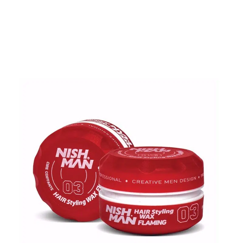 Una Cosmetics – Nishman Hair Styling Wax 03 Flaming – 150ml