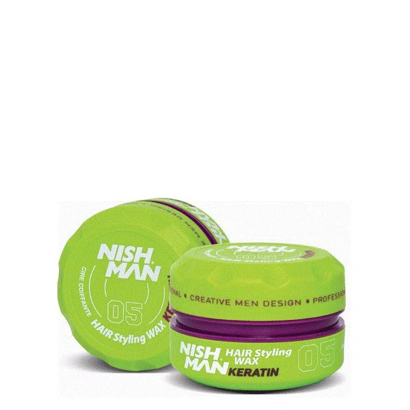 Una Cosmetics – Nishman Hair Styling Wax 05 Keratin – 150ml