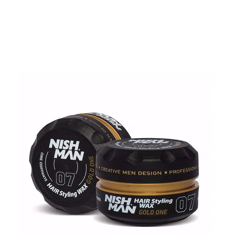 Una Cosmetics – Nishman Hair Styling Wax 07 Gold One – 150ml