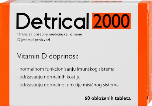 DR.THEISS
Detrical 2000 - vitamin D, 60 kom
Dodatak ishrani