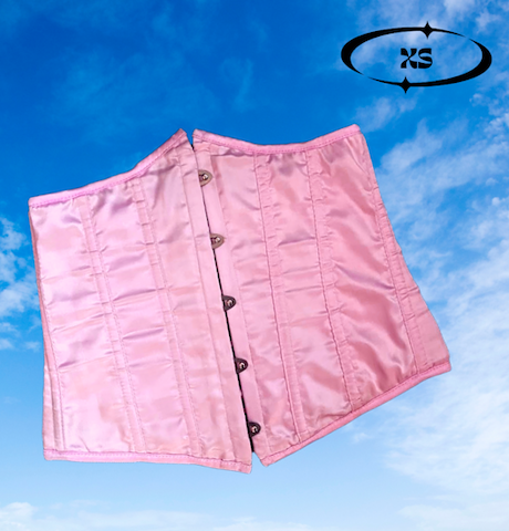 Silky Pink underbust korset