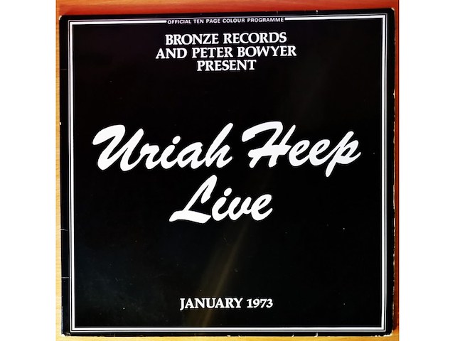 2LP URIAH HEEP - Live (1973) Germany, VG+/NM