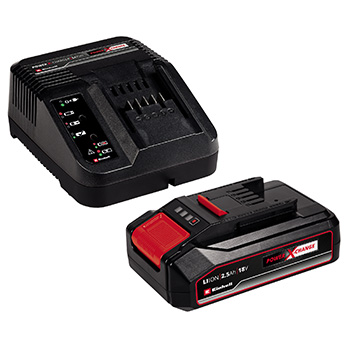 EINHELL®Power-X-Change 18V 2,5 Ah Starter-Kit, Komplet punjač i baterija