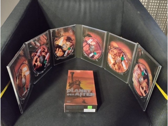 Planeta majmuna / Planet Of The Apes box set dvd x 6