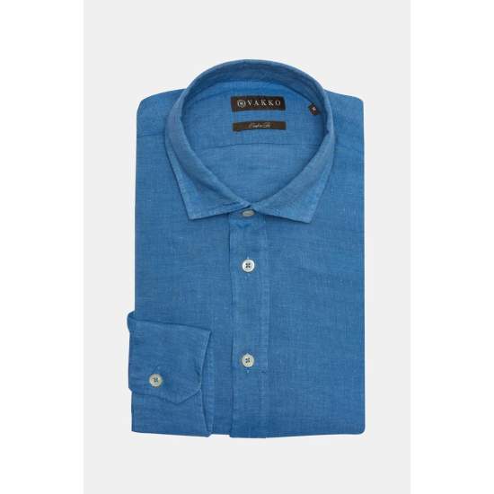 Vakko LINEN SPORTS SHIRT