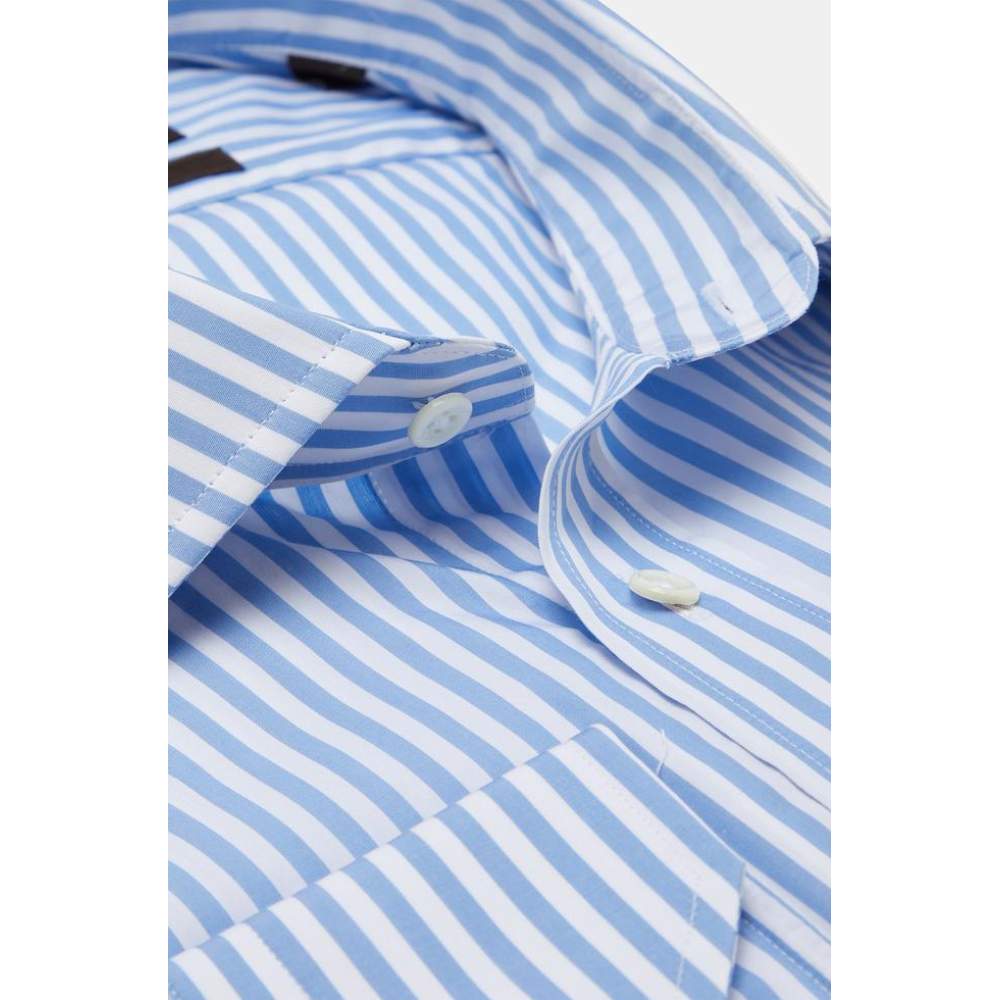 Vakko STRIPED COTTON SHIRT