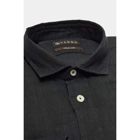 Vakko LINEN SPORTS SHIRT