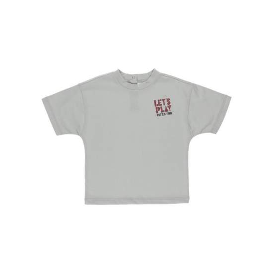 Baby Boy Text Printed Short Sleeve T-shirt