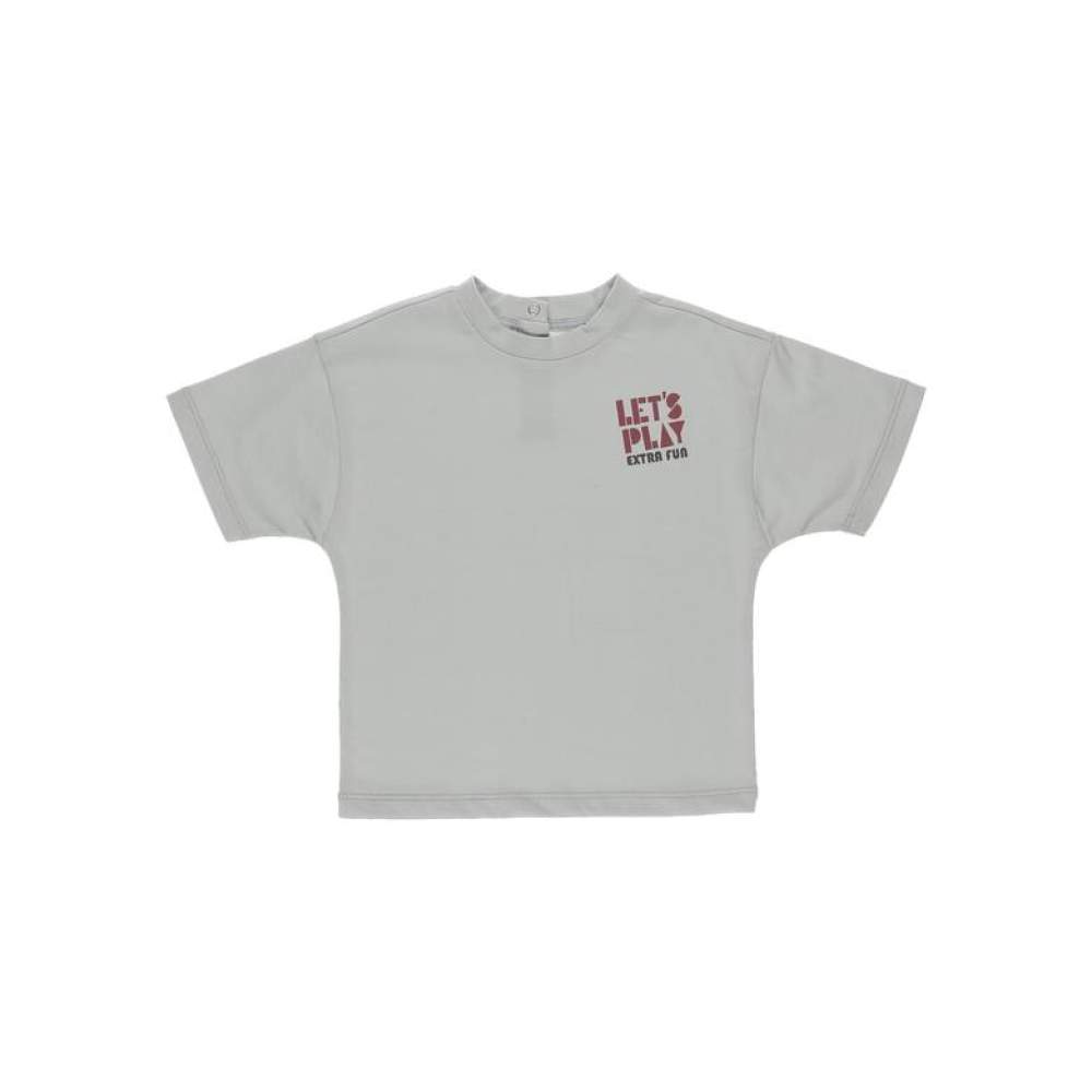 Baby Boy Text Printed Short Sleeve T-shirt