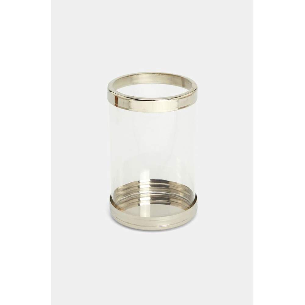 Vakko SILVER-GLASS CANDLE HOLDER