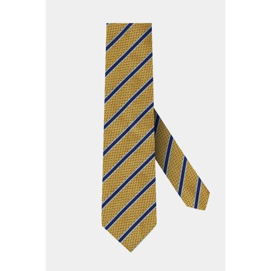 Vakko DIAGONAL STRIPED SILK TIE