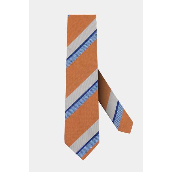 Vakko DIAGONAL STRIPED SILK TIE