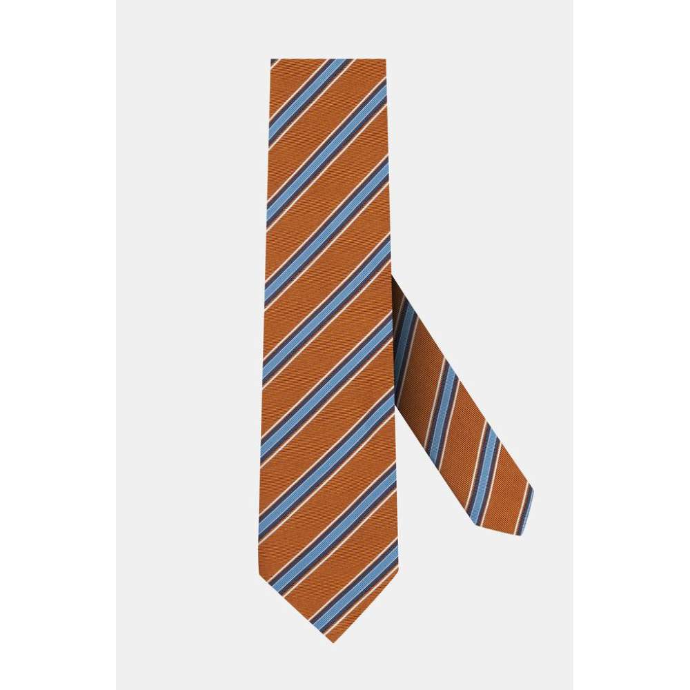 Vakko DIAGONAL STRIPED SILK TIE