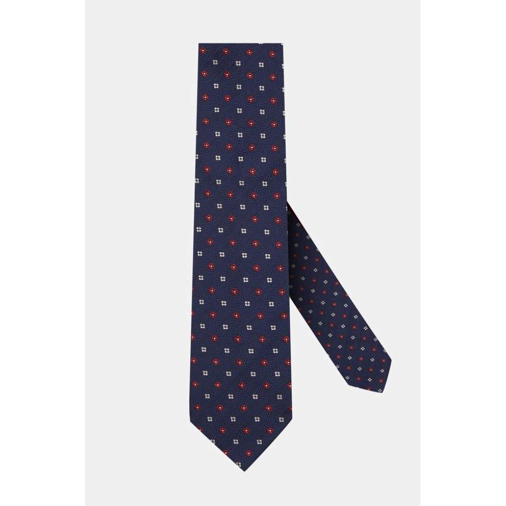 Vakko MOTIF PATTERNED SILK TIE