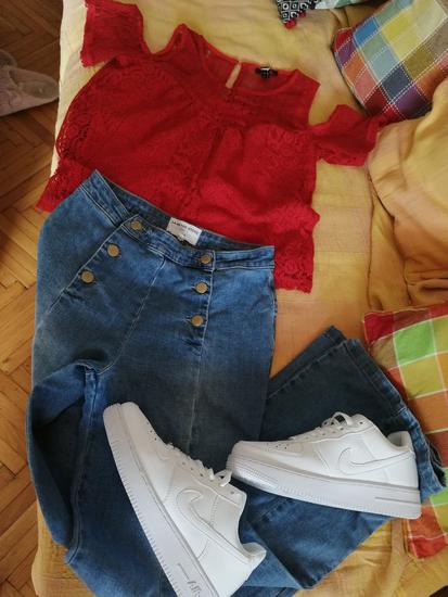 Crvena bluza Jennyfer, preslatka, S