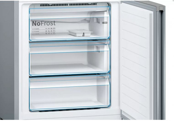 Frižider BOSCH KGN49XIEA/kombinovani/NoFrost/E/438(330+108)/203x70x66cm/inox