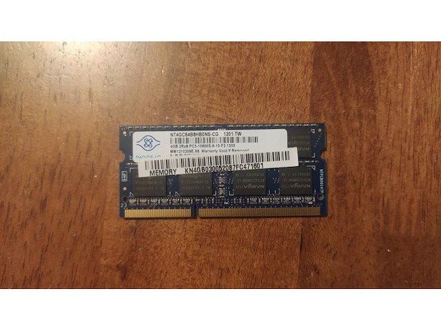 Ram memorija DDR3 Nanya , 4GB , 1333MHz , BR2