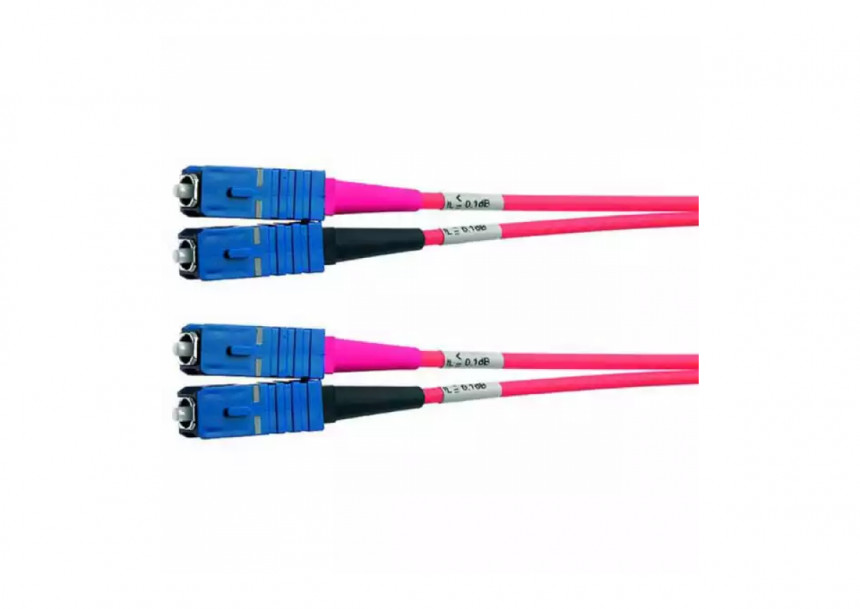 Fiber patch kabl T-SC/SC multimode duplex 50/125um 2m Telegartner L00881C0004
