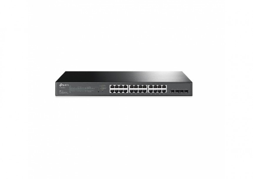 Switch TP-LINK TL-SG2428P Gigabit/28x RJ-45/1Gbps/Smart/24x POE+/4xSFP/Rackmount metalno kuciste