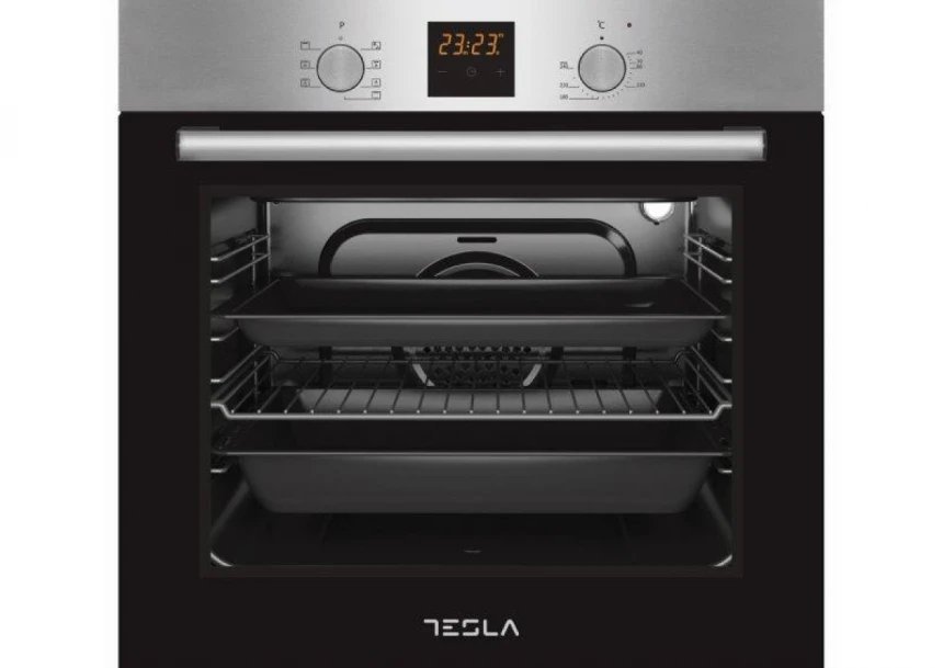 Ugradna rerna TESLA BO800SX ventilatorska/60L/mehanička/inox