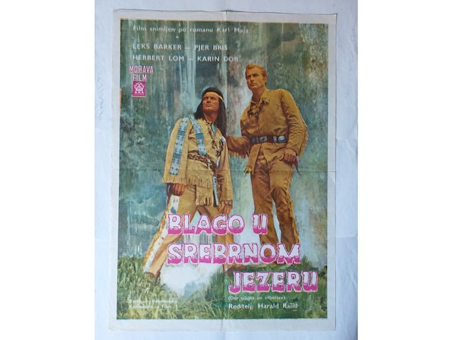 filmski plakat BLAGO U SREBRNOM JEZERU - Winnetou